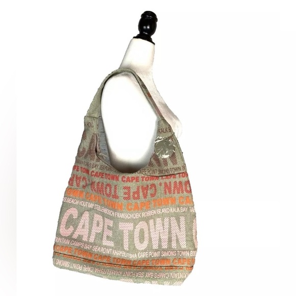 Robin Ruth | Bags | Robin Ruth Cape Town Tote Bag Tan Gray Orange 0 ...